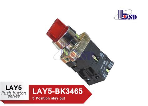 Metal 3 Position Maintained Selector Switch Using As Warning Signals