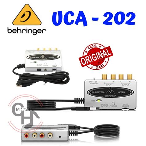 Jual Behringer Uca202 Ultra Low Latency 2 In 2 Out Usb Audio Interface Shopee Indonesia