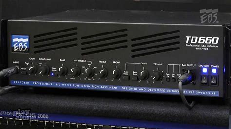 Ebs Td660 Tutorial Demo Video Youtube