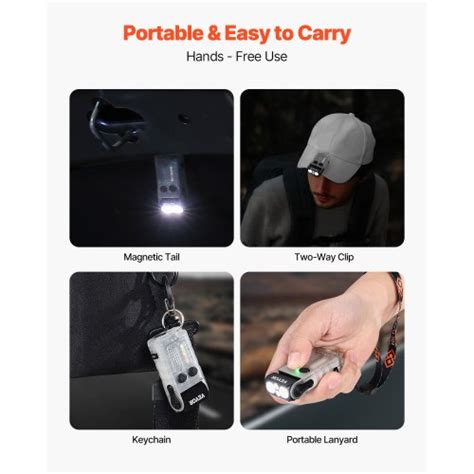 Rechargeable Keychain Flashlight Mini Led Flashlight With Clip