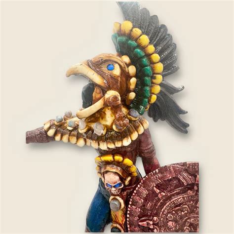 Aztec Artifacts Eagle Warrior Statue