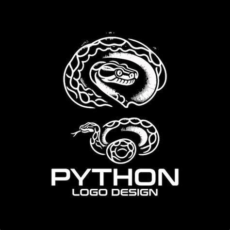 Premium Vector Python Vector Logo Design