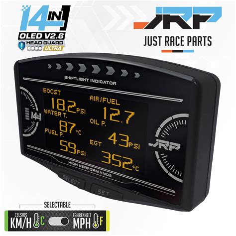 Jrp 14in1 Digital Multi Gauge Display Oled V2 6 Automotive