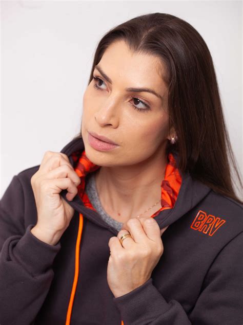 Moletom Feminino Capuz Brv Chumbo