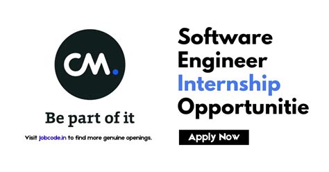 Software Engineer Intern Opportunity At Jobcode