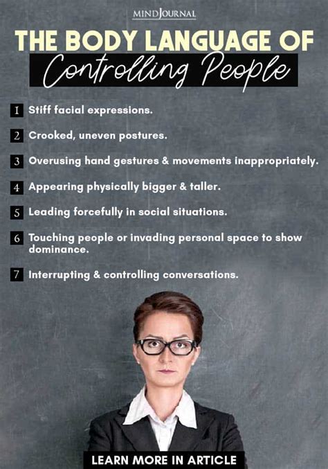 26 Toxic Signs Of Controlling People Body Language Cues