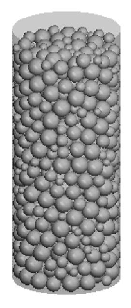 the dense packing of particles in cylindrical and cuboidal container