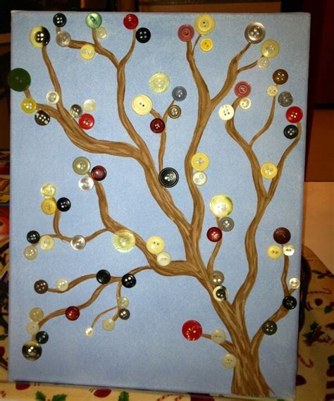 Button Tree Button Crafts Button Art Crafts To Make