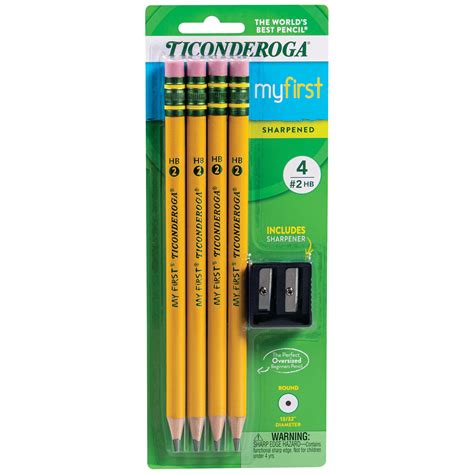 My First Ticonderoga Primary Size 2 Beginner Pencils Pre Sharpened 4