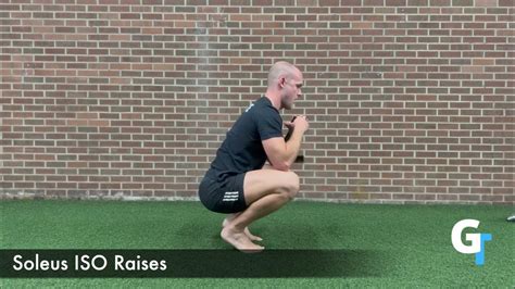 Soleus Iso Raises Exercise Demo Youtube