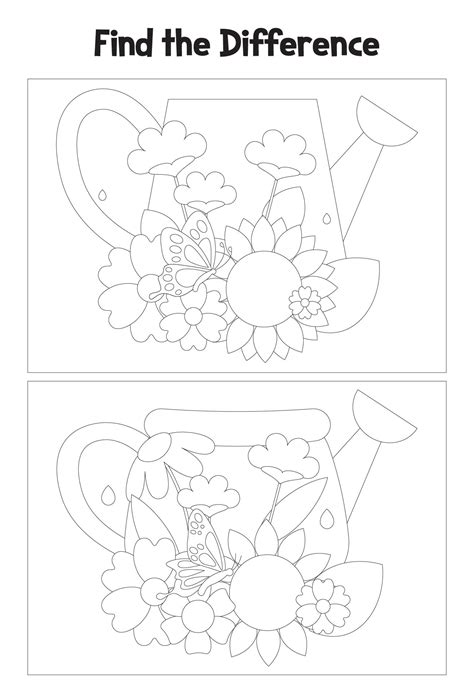 Spot The Difference Printable Easy Printable Free Templates