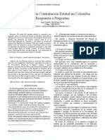Etapas De Contratación Estatal En Colombia Pdf Presupuesto Gobierno