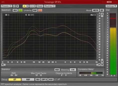 Voxengo Span Freeware Real Time “fast Fourier Transform” Audio Spectrum Analyzer Plug In Gets