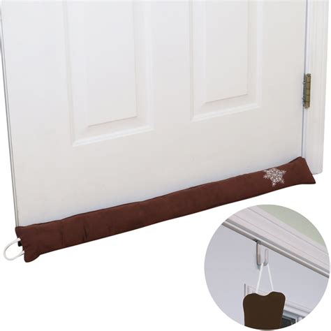 Evelots Door Draft Stopper 36 Inch With Over The Door Hook Heat Stay In
