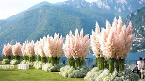Premium Photo Elegant Pampas Grass Arrangements 2
