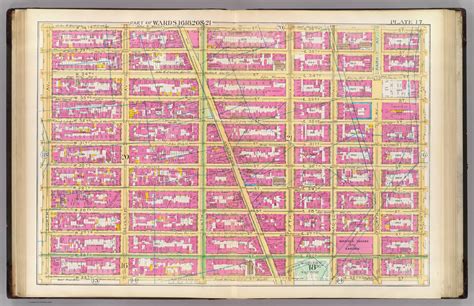 Part Of Wards 16 18 20 And 21 By Geo W And Walter S Bromley Civil Engineers Published By G