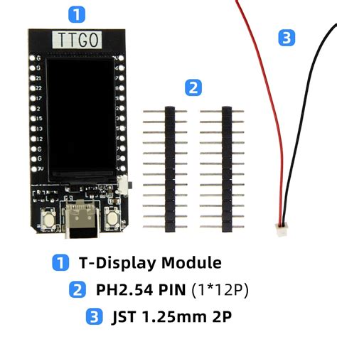 LILYGO TTGO T Display ESP Development Board WiFi Bluetooth Inch ST V IPS LCD Wireless