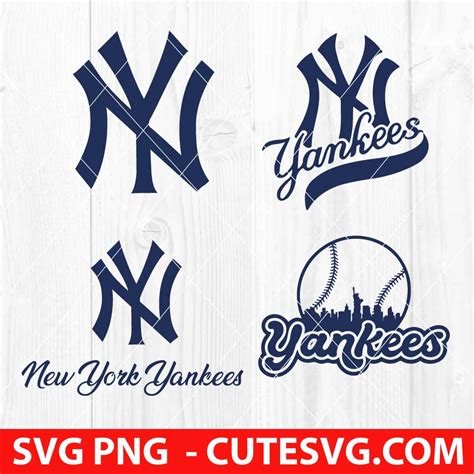 Yankees Svg New York Yankees Logo Svg Baseball Svg Mlb Svg Png Cut