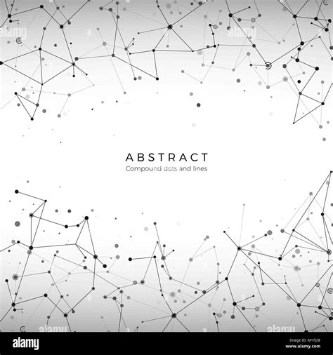 Plexus Array Pattern Particles Dots And Lines Digital Mesh Big Data