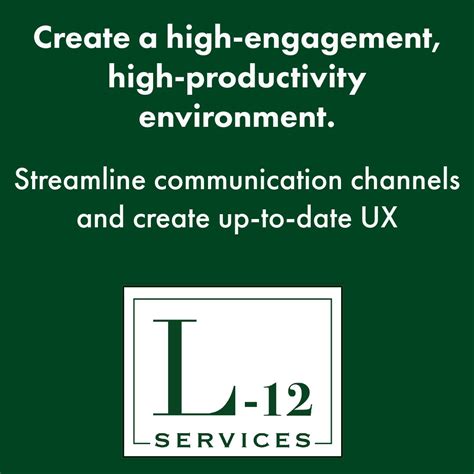 L 12 Services Corp Posted On Linkedin