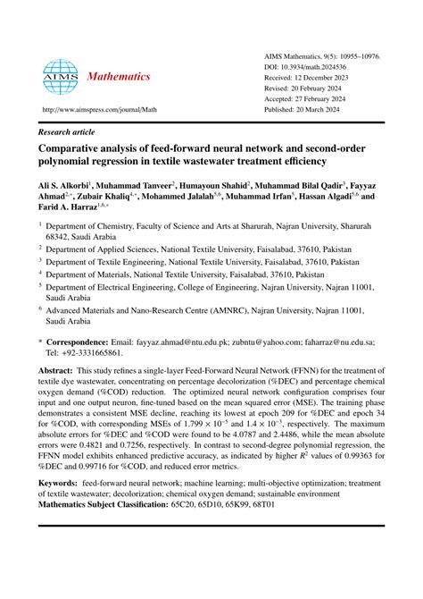 Pdf Comparative Analysis Of Feed Forward Neural Network And Second