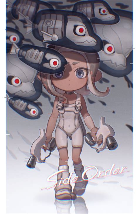 Octoling Player Character Octoling Girl Agent Swarming Languendo Marching Andante And