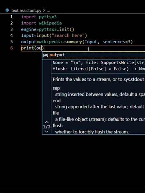Make Your Own Text Assistance By Using Pyttsx3 And Wikipedia Libraries Python Dark Phantom