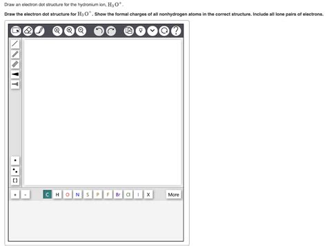 Solved Draw An Electron Dot Structure For The Hydronium Ion Chegg