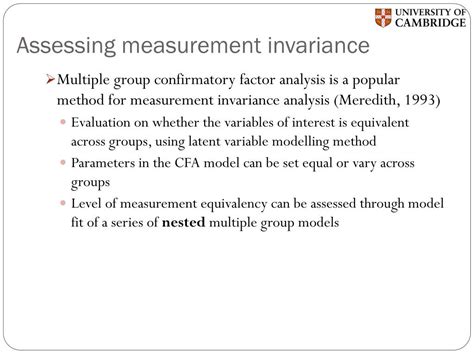 ppt multiple group measurement invariance analysis in lavaan