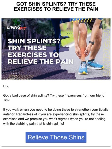 Living Fit Sick Of Shin Splints When You Run Try These Exercises Milled