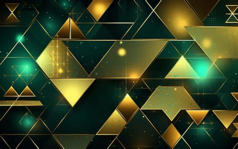 Premium Photo Hexagonal Shapes Technical Background