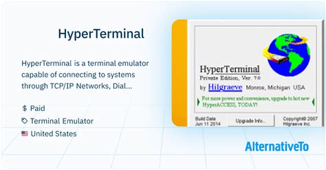 Hyperterminal Terminal Emulator Capable Of Alternativeto
