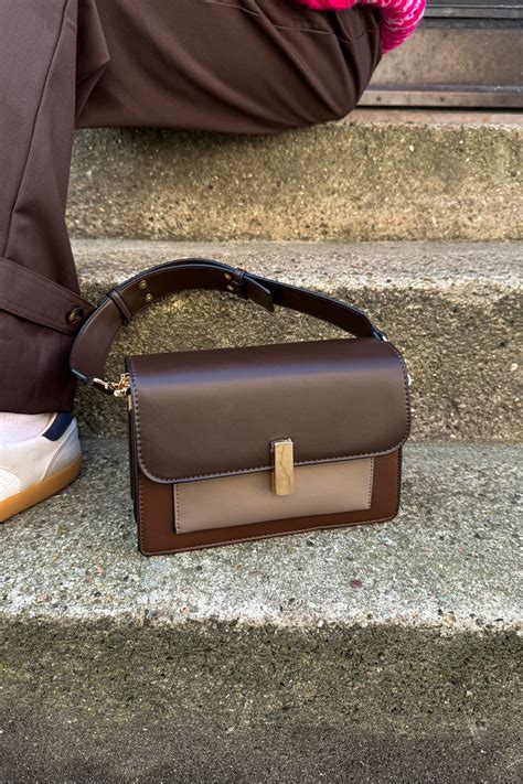 Adele Bag Brown Taupe Mix Noella Fashion India