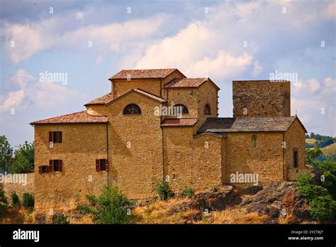 The Fortified Medieval Village Of Pompeano Circuit Of The Emilian Castles Province Of Modena