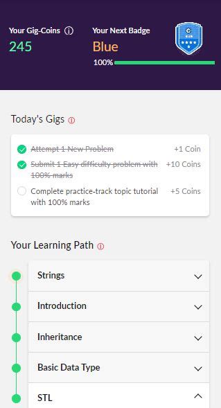 Techjourney Continuouslearning Cplusplus Oops Techgig 5starrating Ankit Pallav