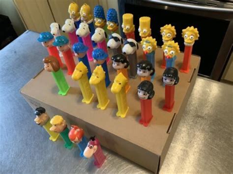 Pez Simpsons Flintstones And Snoopy And The Gang Lot 4676461895