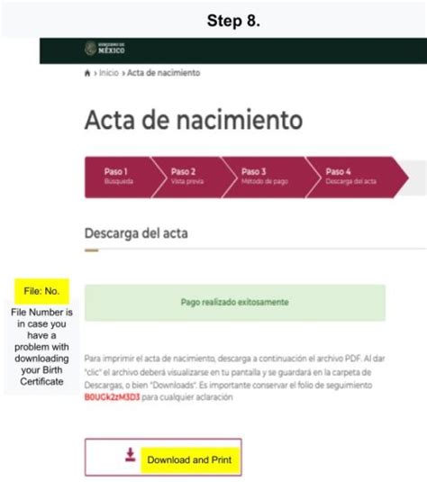 Mexican Birth Certificate Welcome