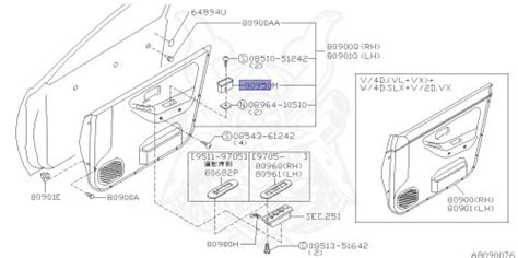 80950 50y00 Nissan Door Handle Pull Rh Nengun Performance