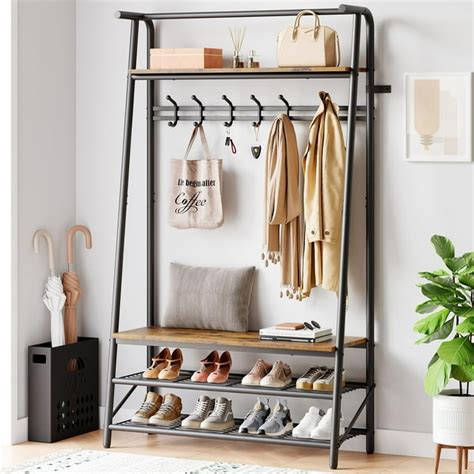 Studyset Hall Trees Entryway Bench With Storagecoat Rack Shoe Bench