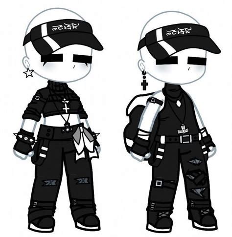 Emo Outfits Gacha Club