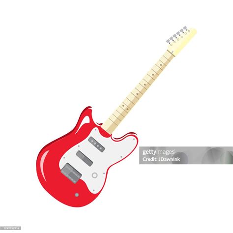 Red Electric Guitar Clip Art