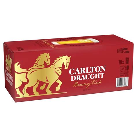 Carlton Draught Can 375ml 10 Pack Storefront En