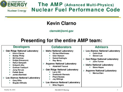 Pdf The Amp Advanced Multiphysics Nuclear Fuel Performance Code