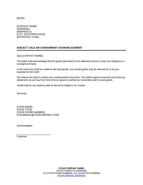 Business Sale Letter Sample
