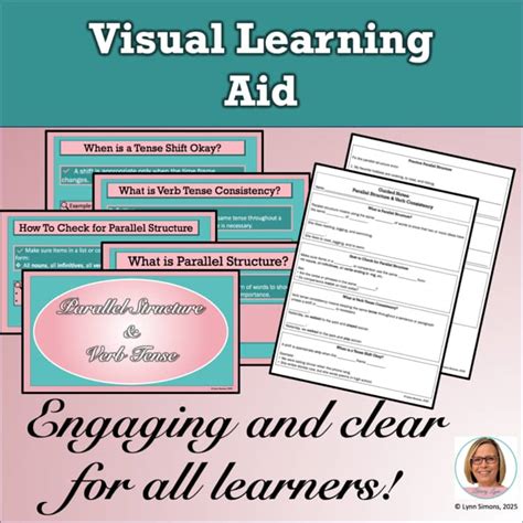 Parallel Structure And Verb Tense ~powerpoint Guided Notes Exit Ticket