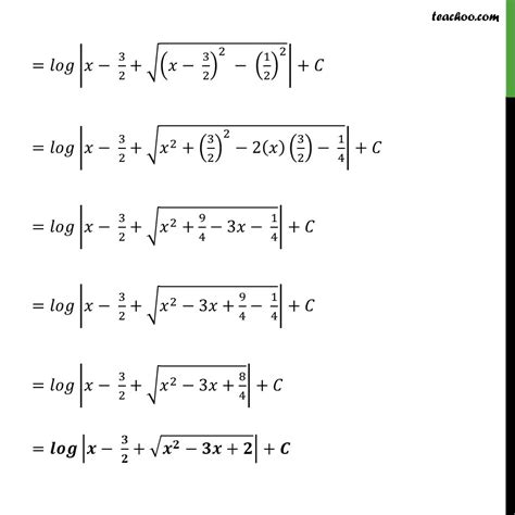Ex 74 13 Integrate 1 Root X 1 X 2 Ncert Maths Class 12