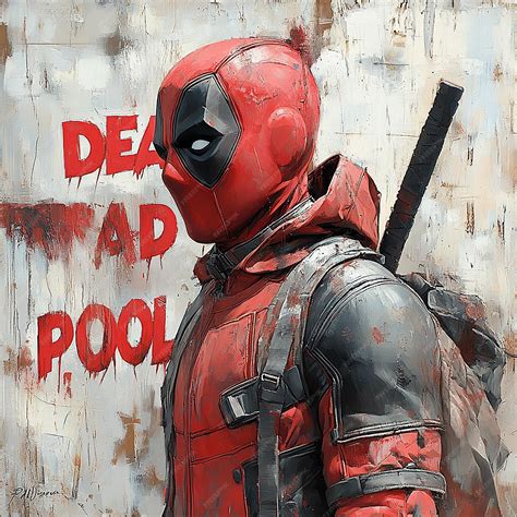 Creative Hd Poster Of Deadpool That Spells The Text Deadpool In The