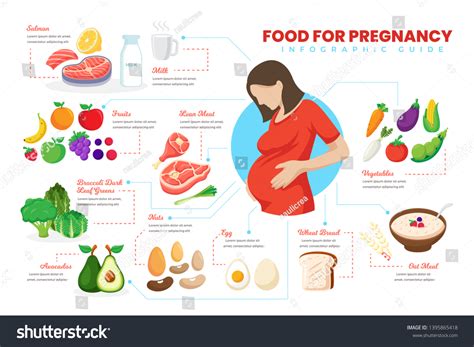Pregnancy Nutrition Infographic 734 Images Photos Et Images