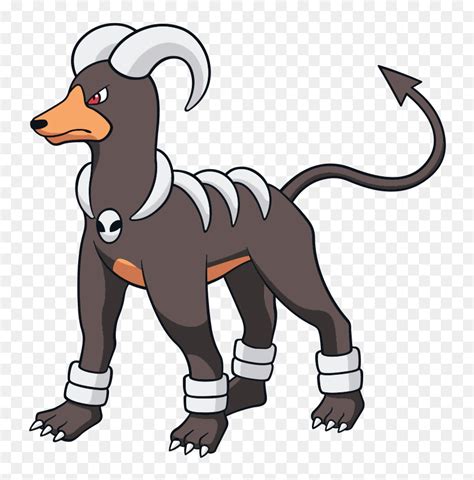 Pokemon Houndoom Shiny Hd Png Download Vhv