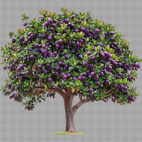 Mangosteen Tree With Pyramidal Canopy Medium Tall Tree And W Png Tree On Clean Background